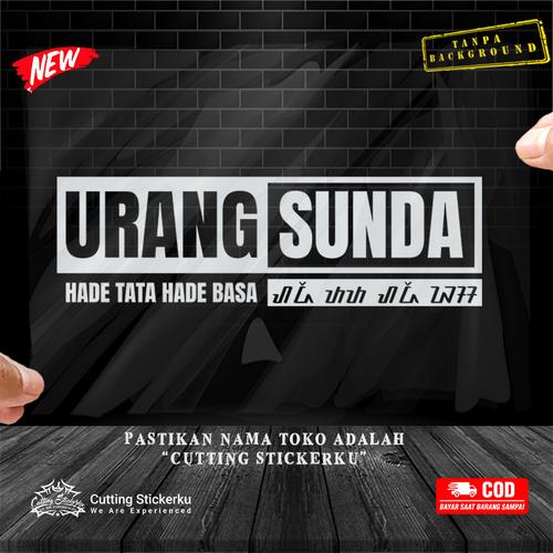 Jual Cutting Stiker Urang Sunda Variasi Motor Mobil Sticker Timbul ...