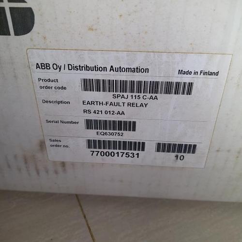 Jual Abb Relay Spaj 115 C Abb Earth-Fault Relay - Jakarta Barat ...