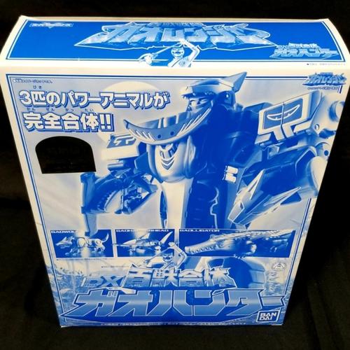 Jual BNIB Bandai Gao hunter blue power rangers wild force DX megazord ...
