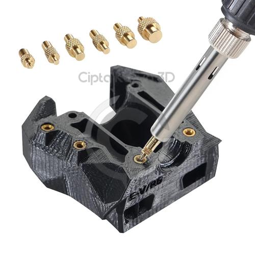 Promo Heat Set Insert Soldering Iron Tip M2 M3 M4 M5 M6 M8 Thread ...