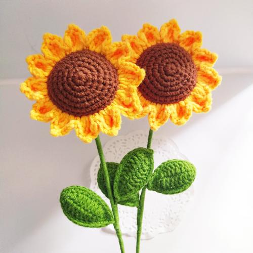 Jual Tangkai bunga rajut matahari/sunflower (untuk bouqet) - Jakarta ...