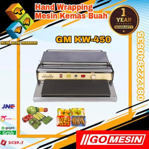 Jual Mesin Hand Wrapping Mesin Kemas Buah Tangan GM KW-450 GOMESIN ...