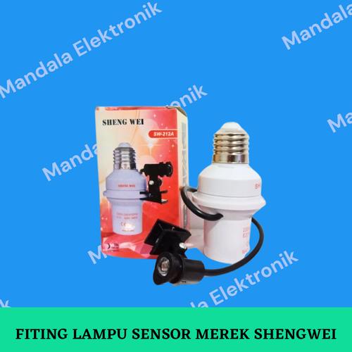 Jual Fitting Sensor Lampu Otomatis Cahaya Gelap Menyala - SHENGWEI ...
