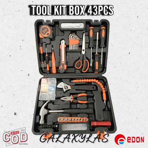 Jual Peralatan Set Rumah Lengkap Alat Perkakas 43 in 1 Tool Kit Set ...