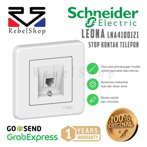 Jual Schneider Stop Kontak Telepon Leona Outlet Socket Cat3 ...