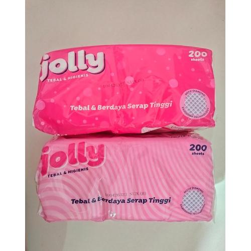 Jual Tissue JOLLY 200 sheet facial Tissue / Tissue Jolly 200 Sheet ...