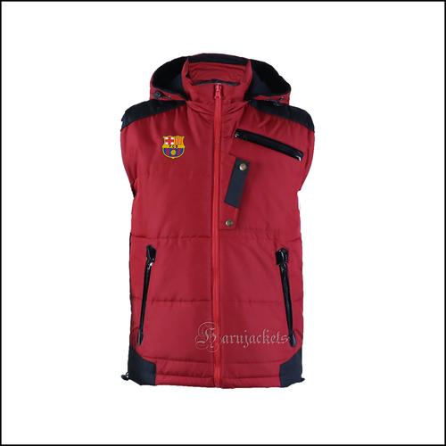 Jual Rompi Jaket Tanpa Lengan Sporty Merah Bark Tebal Vest - Merah, M ...