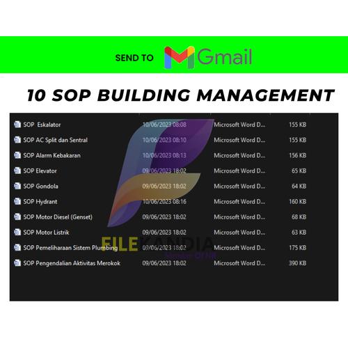 Jual 10 FILE SOP BUILDING MANAGEMENT FORMAT WORD - Kab. Bekasi ...