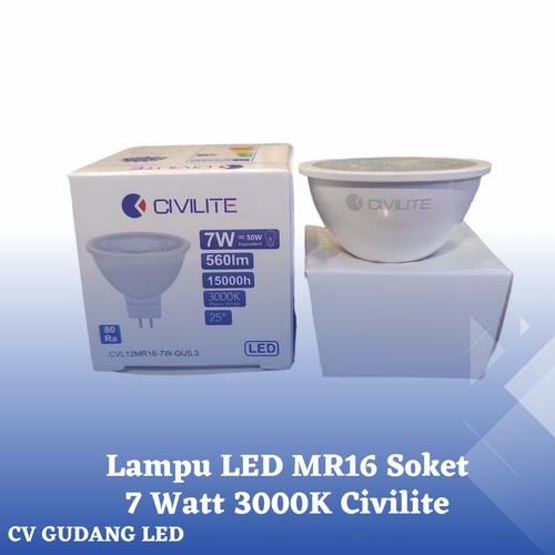 Jual Lampu LED MR16 Soket 7 Watt 3000K Civilite - Kab. Sleman - CV ...