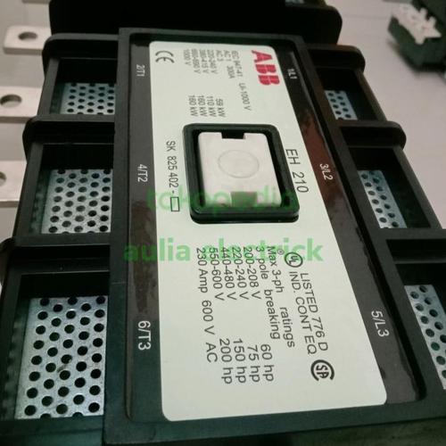 Jual Magnetic Contactor Abb Eh 210 3Pas 300A Coil 380-400Vac - Jakarta ...