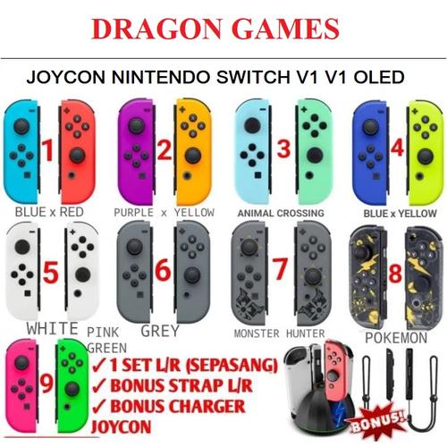 Jual Nintendo Switch Joy Con - Joycon nintendo switch V1 V2 OLED - blue ...