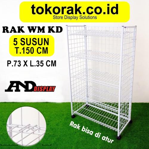 Jual RAK MINIMARKET WM KD T.150CM 5 SUSUN - SUPERMARKET - RAK END ...