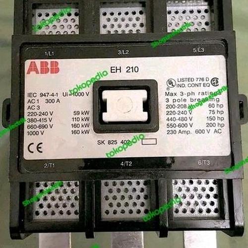 Jual Terbaru Contactor Abb Eh 210 3Phase 380V Abb Barang Ready ...