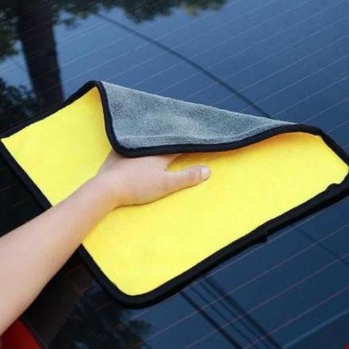 Jual Dianta Kain Lap Microfiber Kuning Cleaning Cloth Pro Clean Premium ...