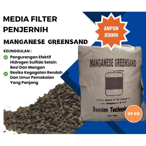 Jual Pasir penjernih air terbaik / manganese greensand premium quality ...