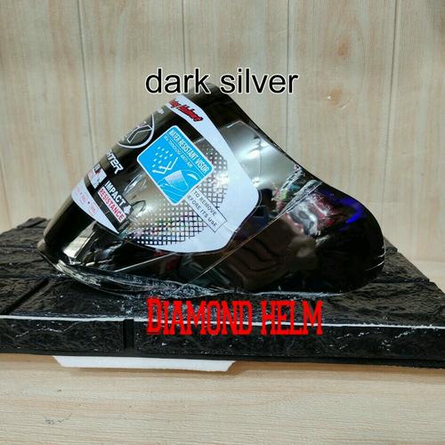 Jual KACA HELM | VISOR HELM NHK R1 MAX | R1 ELITE | DARK SILVER ...