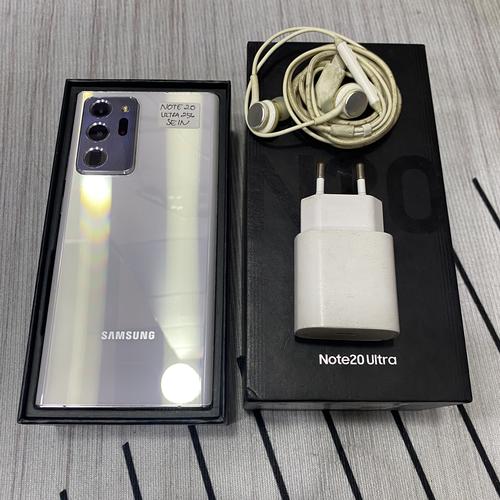 Jual SAMSUNG NOTE 20 ULTRA WHITE MINUS LIKE NEW 100% SAMSUNG PACK ACC ...