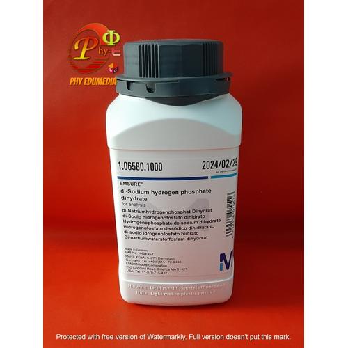 Jual Disodium Hydrogen Phosphate DIHYDRATE (Na2HPO4.2H2O) MERCK Per ...