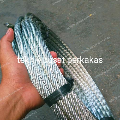 Jual Tali Kawat Sling Baja Size 3 mm - 8 mm Wire Rope Winch Hoist 1 meter - 5 mm - Jakarta Timur ...