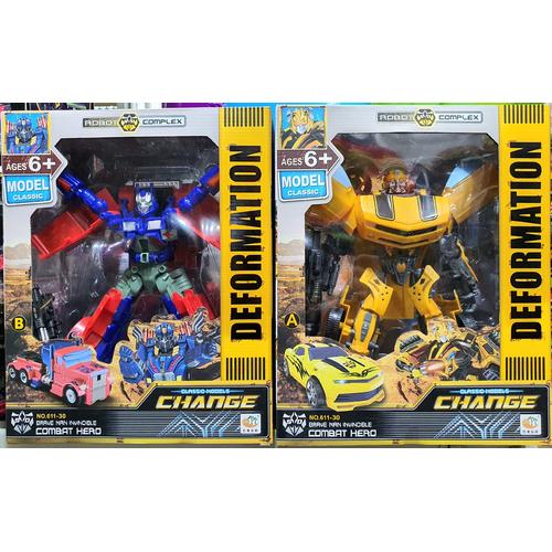 Jual Robot Transformers Change Deformation BumbleBee Optimus Prime 611 ...