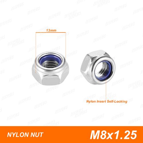 Jual MUR NYLON M8 (kunci 13) /lock nut self locking/atv-motor-universal ...