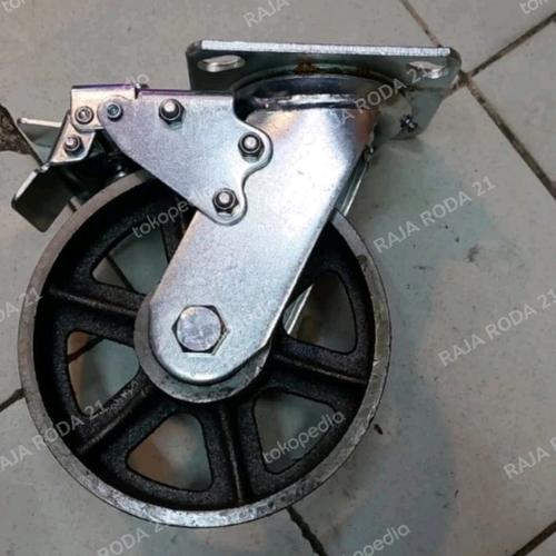 Jual RODA BESI HEAVY DUTY 6"INCH (HIDUP/PUTAR+REM) - Jakarta Barat ...