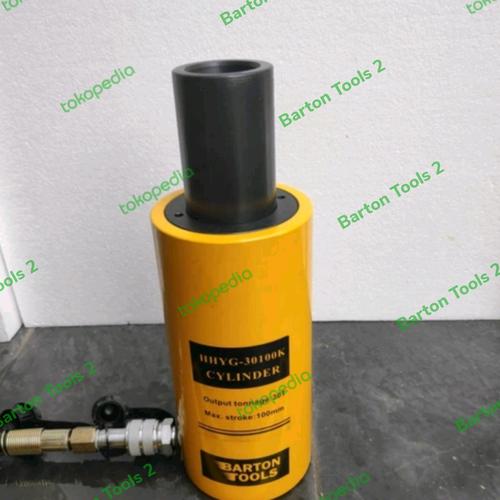 Jual 30T 100mm S Hollow Plunger Hydraulic Cylinder Hidrolik Silinder - Jakarta Utara - Barton ...