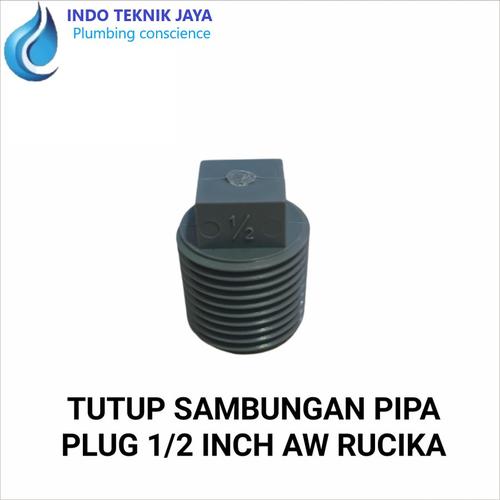 Jual TUTUP SAMBUNGAN PIPA - PLUG - 1/2 INCH - AW - RUCIKA - Kota ...
