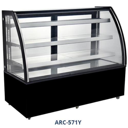Jual GEA Curved Glass Cake Showcase ARC-571Y / Showcase Pendingin Kue ...