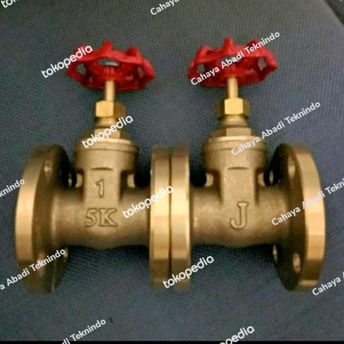 Jual Gate valve kuningan jis 5k 1/2"inch / Gate valve bronze 5k-15 ...