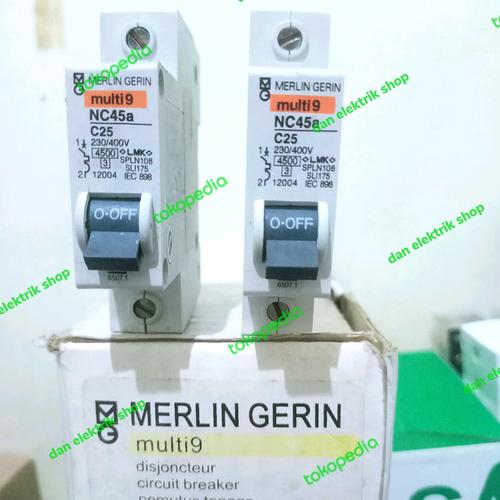 Jual MCB MERLiN GERiN NC45A 1P C25A - Jakarta Pusat - dan elektrik shop ...