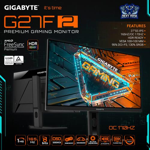 Jual Gigabyte G27F 2 G27F2 27" LED IPS 1080P HDR 165Hz Gaming Monitor ...