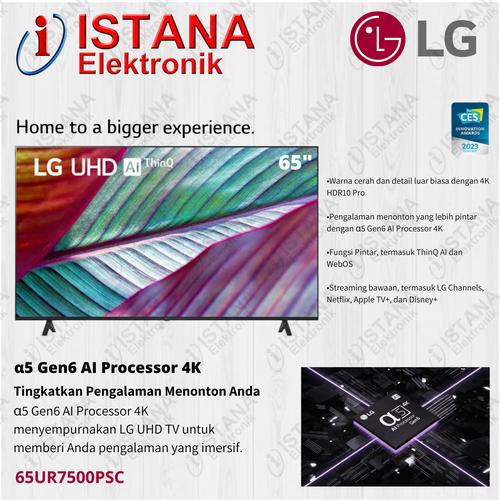 Promo LG UHD 4K SMART DIGITAL TV 65 INCH 65UR7500PSC Cicil 0% 3x - Kota ...