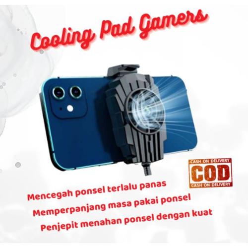 Jual Kipas Angin Pendingin Kuler Hp Untuk Main Game Baterai Cas ...