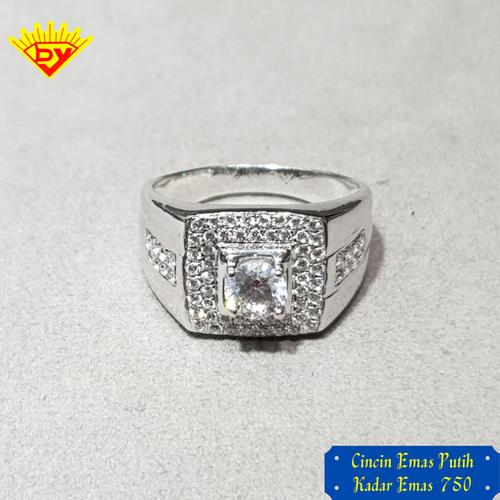 Jual Cincin Emas Putih 05 Kadar Emas 750 - Jakarta Pusat - TOKO MAS ...