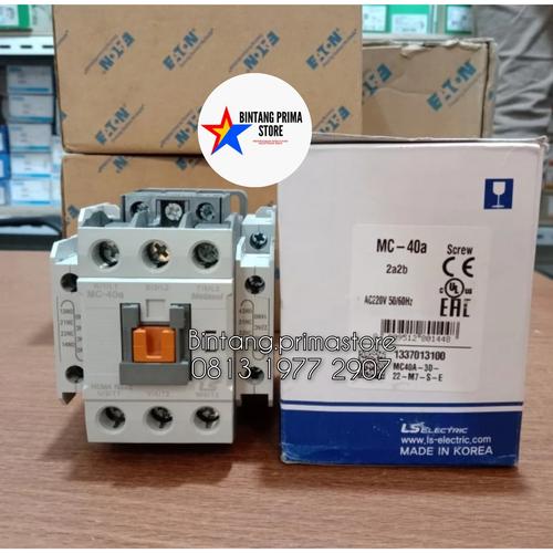 Jual Kontaktor Metasol MC-40A 3P 40AF Koil 220V AC Merk LS Electric ...