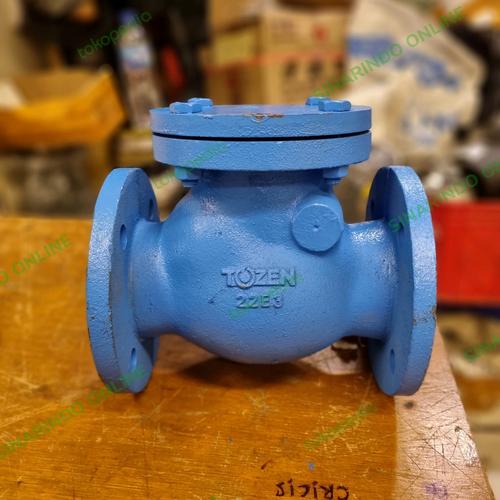 Jual Check valve 2 1/2" inch Dn 65 Klep tabok jis 10k Cast iron Tozen ...