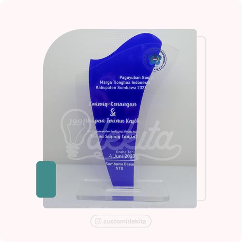 Jual Custom Plakat Akrilik Penghargaan Plakat Akrilik Hadiah UV Print ...