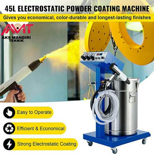 Jual Mesin Powder Coating Cat Bubuk Alat Cat Spray Airless Paint 45 LTR ...
