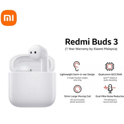 Jual Redmi Buds 3 TWS Earphone Bluetooth Nirkabel Mikrofon Noise ...
