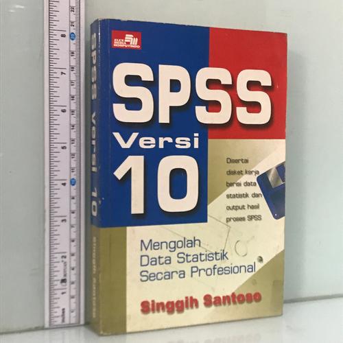 Jual SPSS Versi 10 Mengolah Data Statistik Secara Profesional - Kota ...