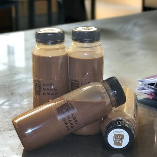 Jual Es Coklat / Ice Chocolate - Kemasan Botol 1 liter / 500ml - Ukuran ...