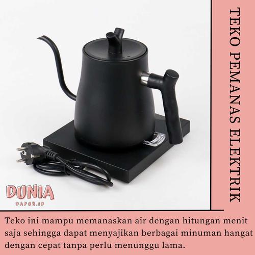 Jual Teko Listrik Pemanas Air Stainless Electric Kettle 1000w 0,8 Liter ...