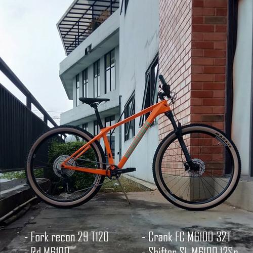 Jual Sepeda 29 Dominate CXC Comp R Carbon Orange 12sp Deore M6100 Rockshox - S - Kota Bekasi ...