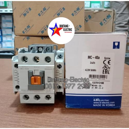 Jual Kontaktor / Contactor Metasol MC-40A 3P 40AF 220V AC LS Electric ...