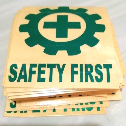 Jual CUTTING LOGO STIKER SAFETY FIRST HELM PROYEK 5X6.5CM.K3 - Jakarta ...