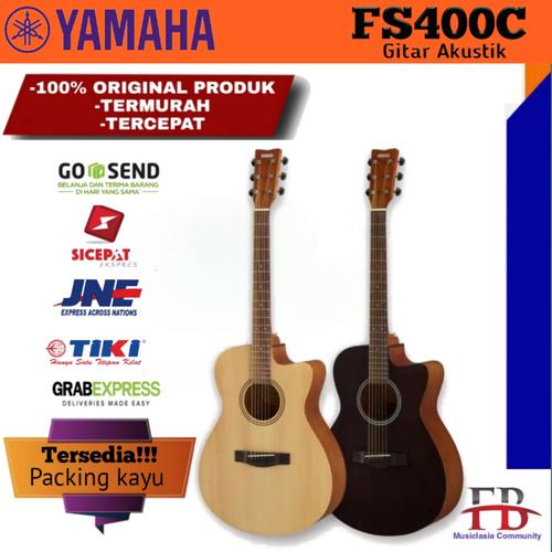 Jual Yamaha FS400C Gitar Akustik / FS 400C fs400 / FS 400 C Acoustic Guitar - NS instant - Kota ...