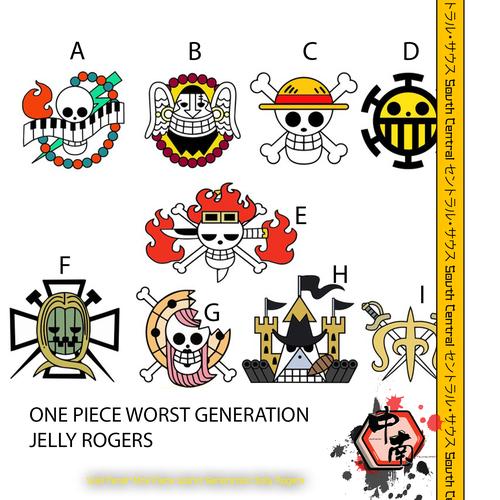 Jual Wall Panel Worst Generation Jolly Roger One Piece - G - Jakarta ...