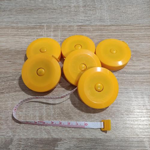 Jual Meteran gulung mini roll otomatis putar alat ukur baju 150cm / 1.5 ...