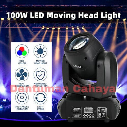 Jual Moving Head Beam 100W 8Prism Led Lampu Sorot Dj Party Event ...